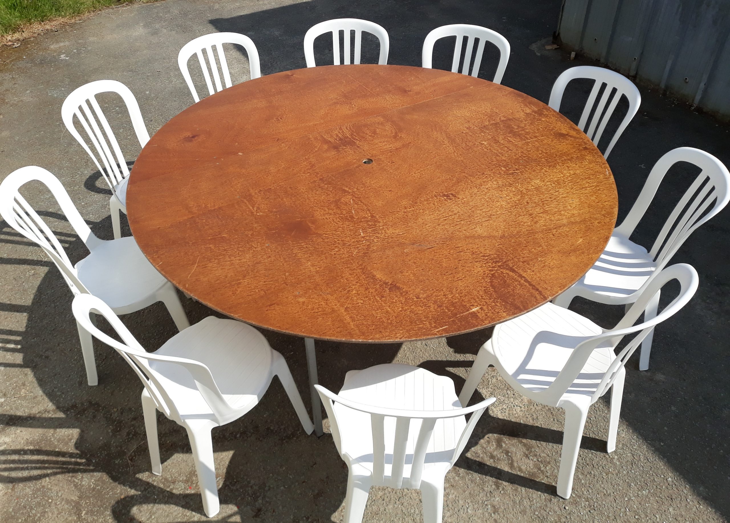 Table ronde diamètre 180 cm - Breizh'Loc reception